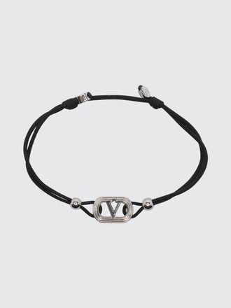 Valentino Garavani Bracelet r&eacute;glable Ovalette avec logo VLogo Signature