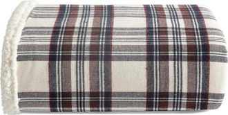 Eddie Bauer Decke, superweiche, wendbare Sherpa-Bettwäsche, gebürstetes Fleece, Überwurfdecken für Couch, ideal zum Entspannen (Edgewood Khaki)