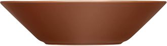 iittala Teema Tiefer Teller aus Porzellan in der Farbe Vintage Braun mit einem Durchmesser von 21 cm, Ma&szlig;e: 21,6cm x 21,6cm x 5,5cm, 1061221