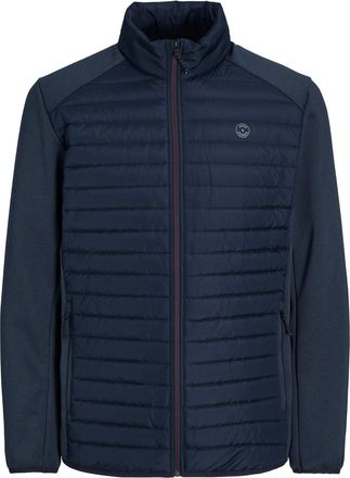 Jack & Jones Herren JJEMULTI Quilted Collar NOOS Steppjacke, Navy Blazer/Detail:Set-IN Sleeves, XS