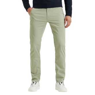 PME Legend Herren Chinohose Twin WASP Chino - Regular Fit - Blau Beige Gr&uuml;n, Gr&ouml;&szlig;e:34W / 34L, Farbe:Green 6170