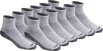 Dickies Mens Dri-tech Moisture Control Quarter Socks Multipack