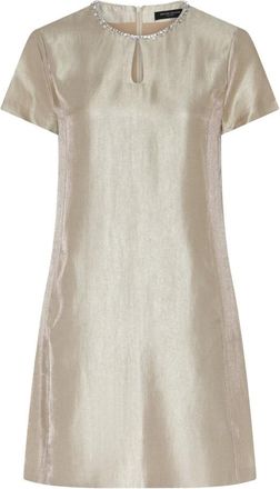 Bruuns Bazaar Femme, Robes, Beige, Taille: 44 FR Wettinia Vinna Dress