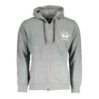 La Martina La Martina Grigio Baumwolle Herren Sweatshirt