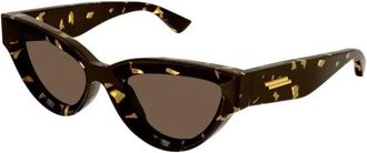 Bottega Veneta Femme, Accessoires, Brun, Taille: 53 MM Lunettes de soleil oeil de chat