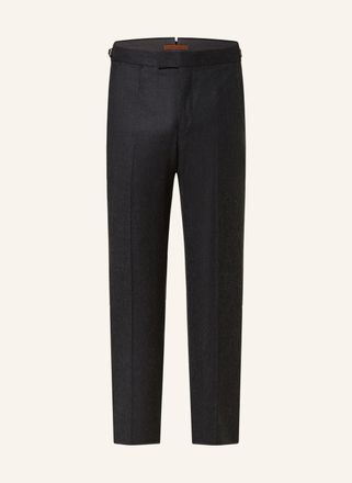 Ermenegildo Zegna Zegna Flanellhose Narrow Fit grau