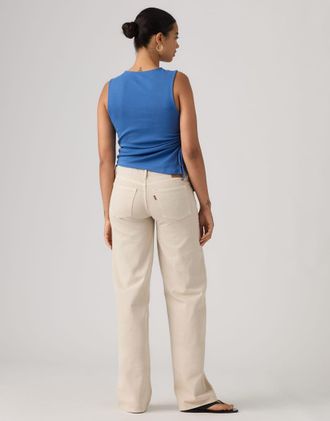 Levi's Low-rise Loose Jeans in Cremewei&szlig;