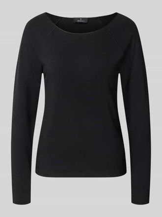 Monari Regular Fit Longsleeve aus Viskose-Mix