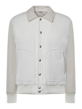 Eleventy Bomberjacke - Wei&szlig;