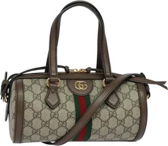 Gucci Pre-owned Cuir sacs-gucci - Femme - Pre-owned - Beige - Taille: ONE Size