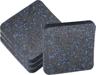 Generic Laufbandmatte, Bodenpolster, Anti-Vibrationspad für Laufband, Gummi-Polsterung, Geräuschreduzierung, Heim-Fitnessstudio, Zubehör für Hausgewichtsbänke