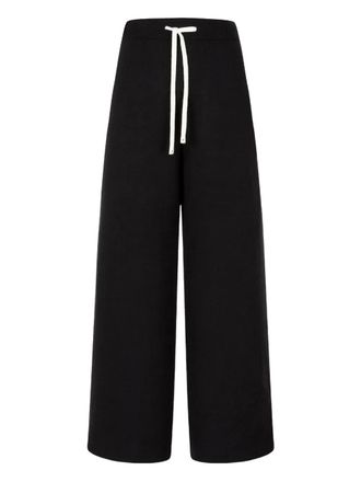 STUDIO TOMBOY pantalon en maille - Noir