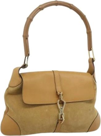 Gucci Sac bandouli&egrave;re vintage doccasion - Femme - Pre-owned - Beige - Taille: ONE Size