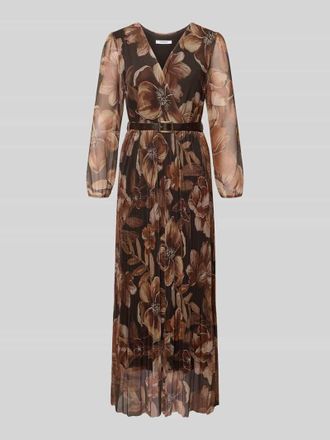 Zabaione Maxikleid mit G&uuml;rtel Modell La44uriaa