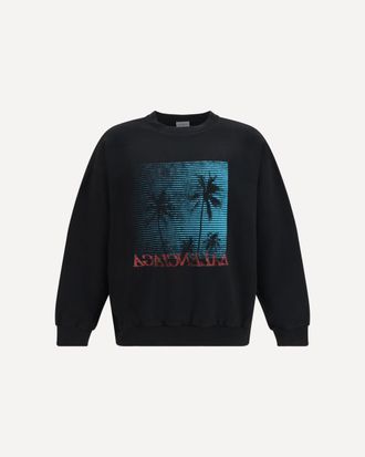 Balenciaga Printed cotton Sweatshirt Male XS