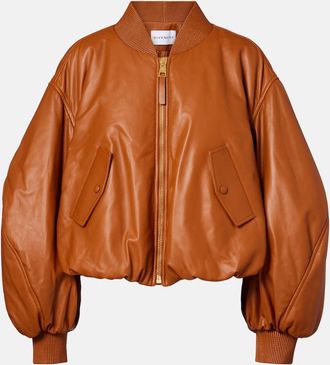 Givenchy Cropped-Bomberjacke Cocoon aus Leder