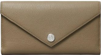 Tory Burch portefeuille à design enveloppe Pebble - Marron