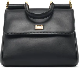 Dolce & Gabbana Petit sac Lear noir My Sicily