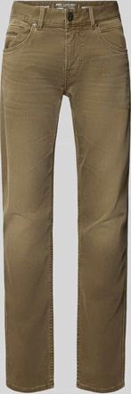 PME Legend Regular Fit Jeans mit Label-Stitching Modell Nightflight