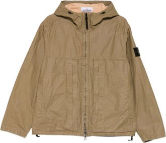 Stone Island Homme, Vestes, Vert, Taille: M Giacca cappuccio
