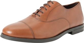 Geox Homme U Decio A Tissu Oxford, Marron Clair, 45 EU
