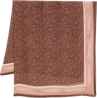 Twinset Femme, Accessoires, Brun, Taille: ONE Size Scarf