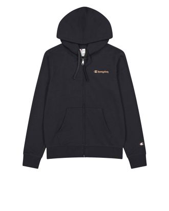 Champion Damen Legacy W-Full Zip Hoodie Kapuzenpullover, Schwarz (Kk001), M