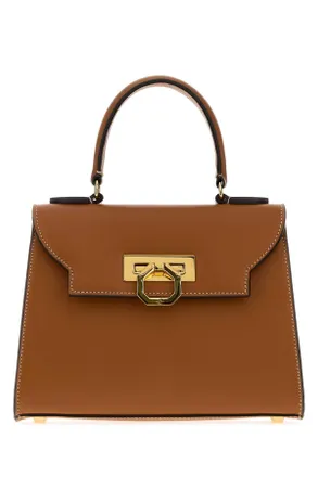 Carbotti Erika Top Handle Bag - Tan