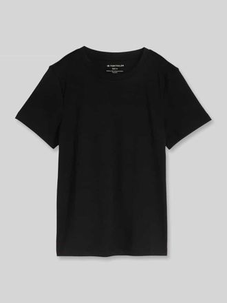 Tom Tailor Regular Fit T-Shirt aus reiner Baumwolle
