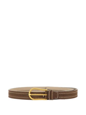 Gianni Chiarini ceinture en daim à boucle - Marron