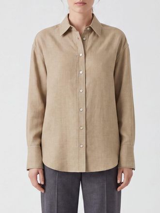 Brunello Cucinelli Hemd aus 100% Schurwolle mit Haifischkragen
