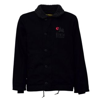 Edwin Jacke mit Kragen - - Jackets - Herren - Blau - L