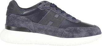 Hogan Homme, Chaussures, Bleu, Taille: 42 1/2 EU H709 Laced H Bando Baskets