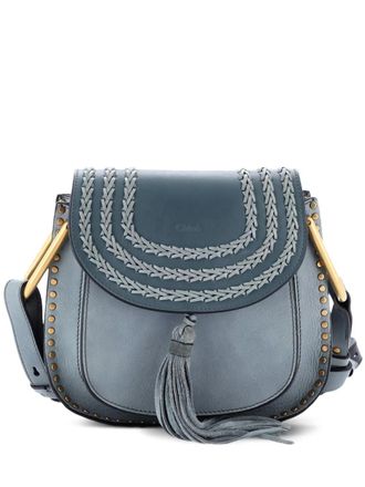 Chlo&eacute; Hudson Handbag Whipstitch Leather Small crossbody bag - Blau