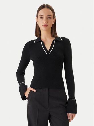 HUGO BOSS Pullover Samur 50554077 Schwarz Slim Fit