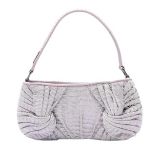 Burberry Pre-owned Fringed Lambskin Shoulder Bag - - Pre-owned - Damen - Lila - ONE SIZE