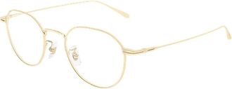 Montblanc Runde optische Brille - - Accessories - unisex - Gelb - 49 MM