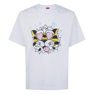 Kenzo Homme, Tops, Blanc, Taille: L T-Chemises