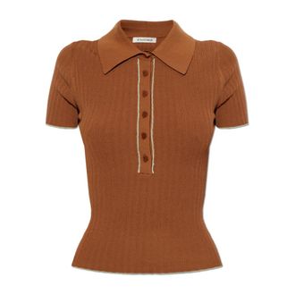 By Malene Birger Benita Poloshirt - - Tops - Damen - Braun - S