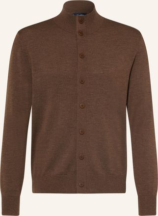 Olymp Olymp Signature Strickjacke Aus Merinowolle braun