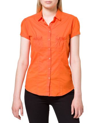 Mexx Damen Hemd, Orange (Dragon Fire 161460), Medium (Herstellergröße: M)