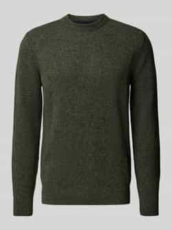 Barbour Regular Fit Strickpullover aus Woll-Mix mit Seiden-Anteil