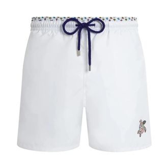Vilebrequin Micro Ronde des Tortues Badeshorts - - Swimwear - Herren - Wei&szlig; - M