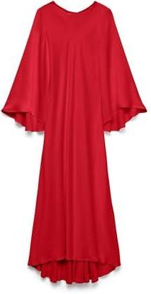 Vero Moda Vero Moda Vmkamile Wide Sleeve Ankle Dress Exp Robe &agrave; Manches Larges, Ribbon Red, XS Femmes