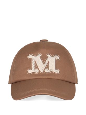 Max Mara monogram baseball cap - Braun