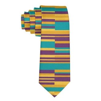 Generic Cravate fine cachemire pour homme - Motif 3D classique imprimé pour mariage, bal de fin dannée, motif 210