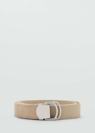 Mango Kombinierter Lederg&uuml;rtel beige - Herren - 100 - MANGO MAN