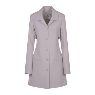 Courr&egrave;ges Heritage A-Linien-Mantel - - Coats - Damen - Rosa - XS