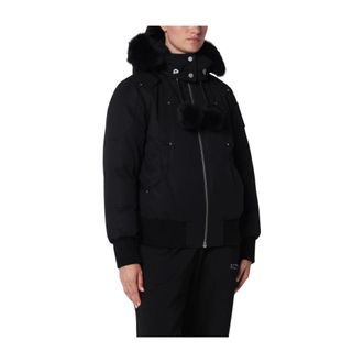 Moose Knuckles Debbie Bomber - Femme - Vestes - Noir - Taille: 38 FR