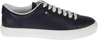 Moncler Homme, Chaussures, Noir, Taille: 39 EU Calfskin Low Top Baskets